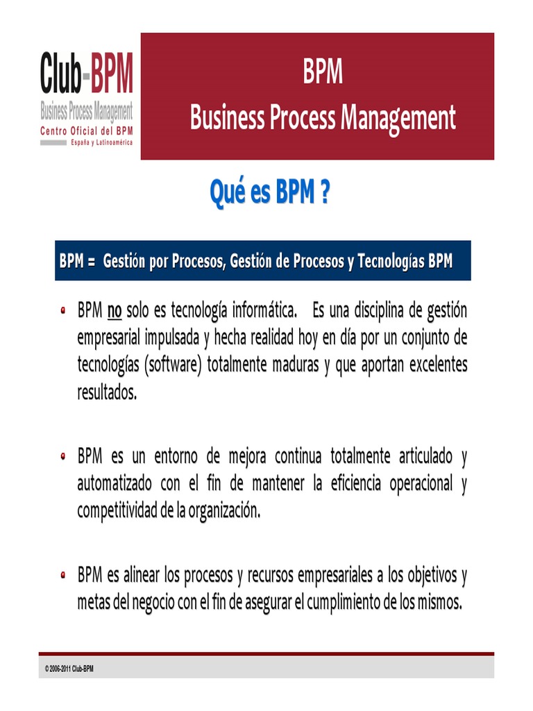 Qué Es BPM | PDF