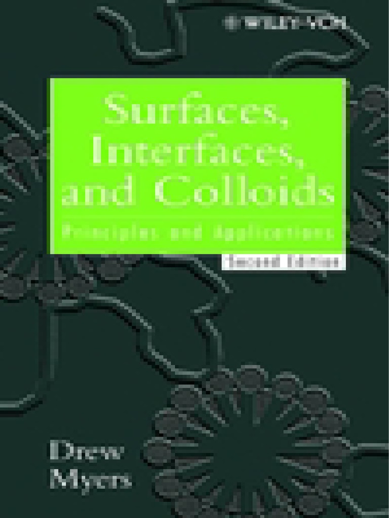 D. Myers - Surfaces, Interfaces and Colloids - Principles and Applications | PDF | Adsorption ...