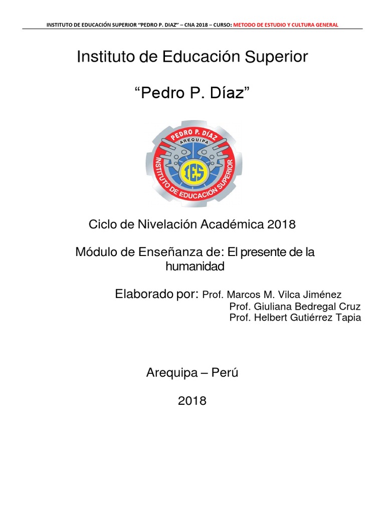 Cna Modulo 4 El Presente de La Humanidad | PDF | Gases de efecto ...