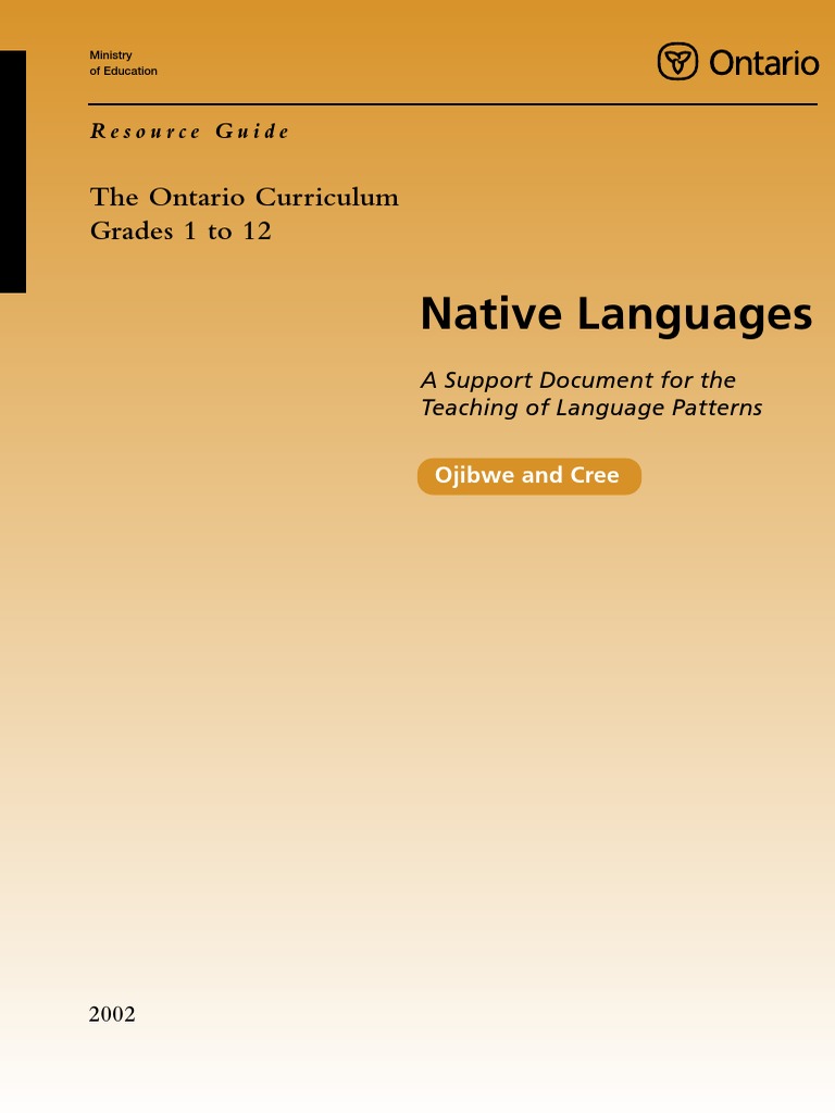 Ojibwe PDF | PDF | Grammatical Number | Grammatical Gender
