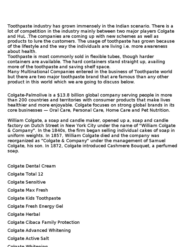Colgate Vs Pepsodent | PDF | Reuse | Sustainability