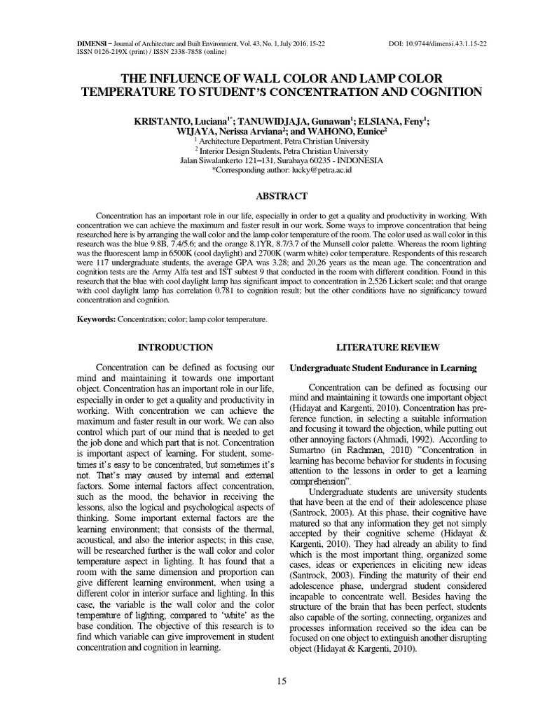 File Jurnal (The Influence of Wall Color and Lamp Color Temperature To ...