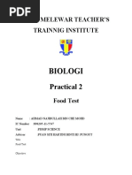 Vitamin C Test, and Other Acids Colour Change, With DCPIP. | PDF