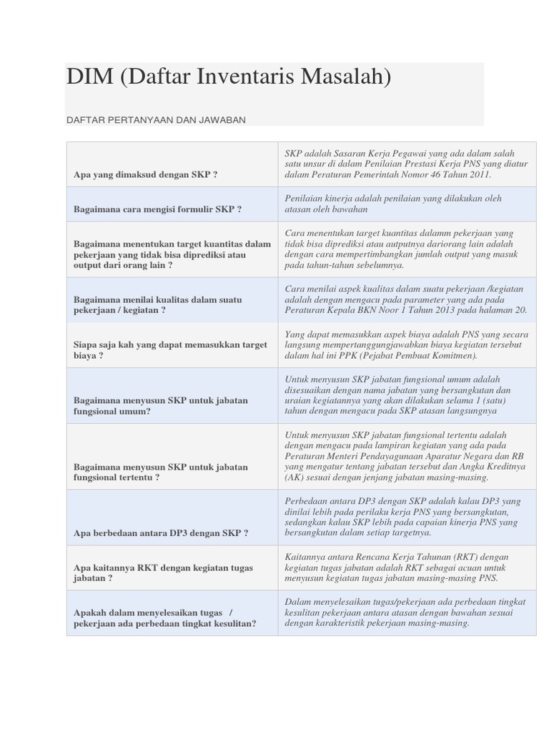 Panduan Lengkap SKP PNS dan Penilaiannya | PDF | Karier & Perkembangan ...
