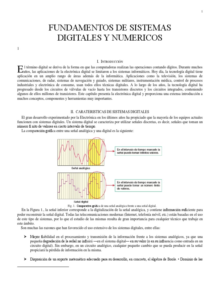 Fundamentos de Sistemas Digitales y Numericos | PDF | Decimal ...
