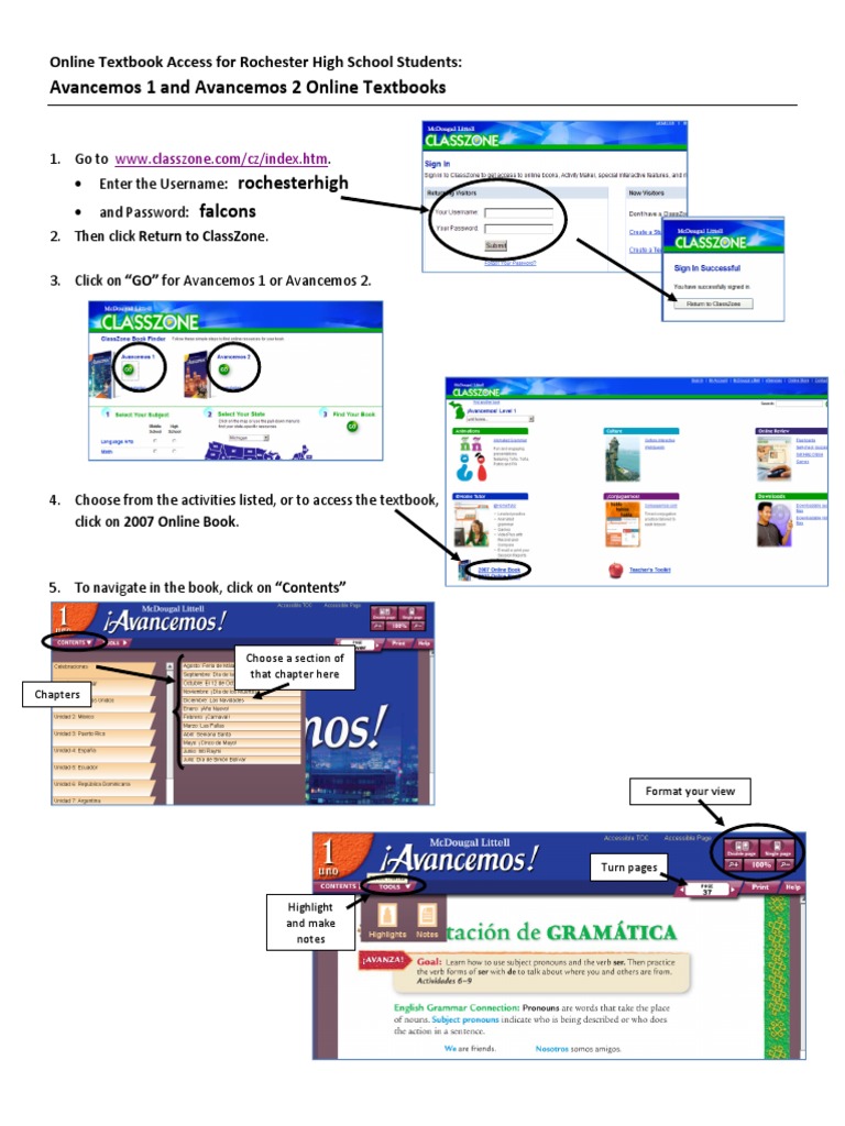 Avancemos 1,2 Text Online PDF | PDF | Career & Growth