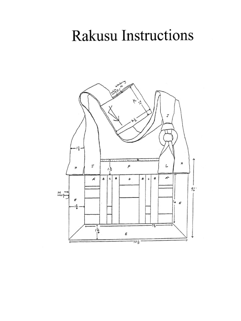 Instructions for Creating a Traditional Buddhist Rakusu Robe | PDF ...