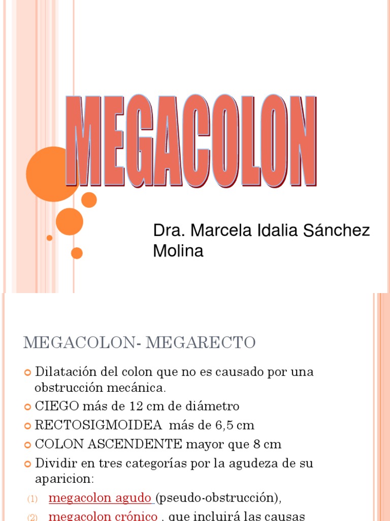 Mega Colon | PDF | Estreñimiento | Enfermedad de Crohn