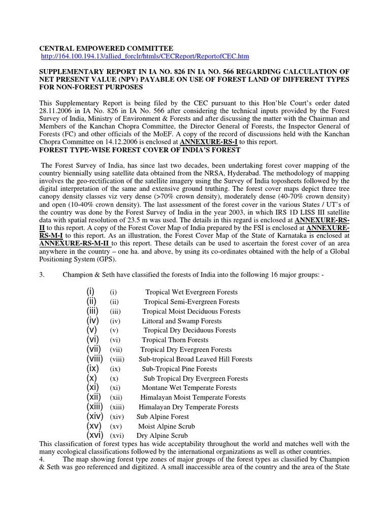 Bill185 20080723185 Central Empowered Committee Guidelines | PDF ...