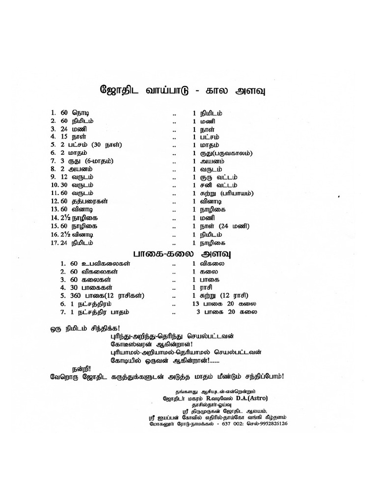 1.jothida Vaipadu | PDF