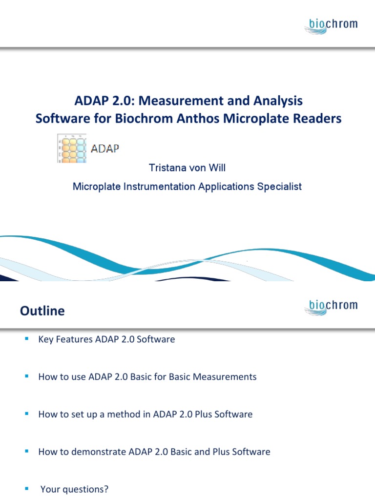 ADAP 2.0: Measurement and Analysis Software For Biochrom Anthos ...