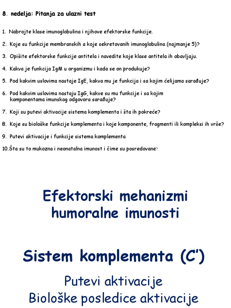 Sistem Komplementa | PDF