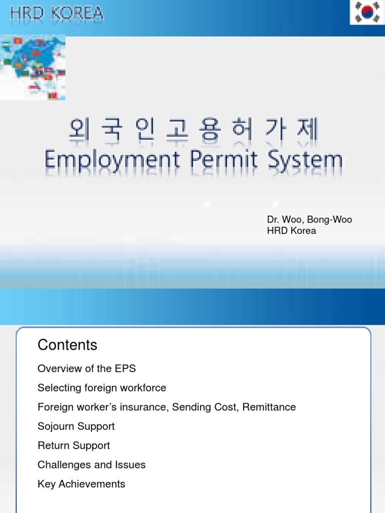Employment Permit System | PDF | Foreign Worker | Travel Visa