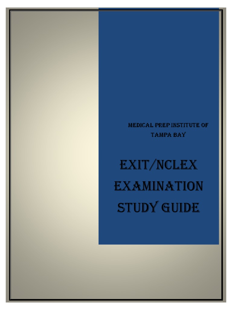 Exit and NCLEX Examination Study Guide PDF | PDF | Coma | Nursing