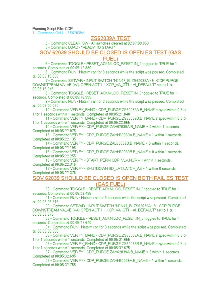 CDP Purge Test | PDF | Manufactured Goods | Machines