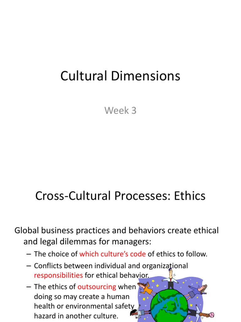 Cultural Dimensions | PDF | Diversity (Business) | Telecommuting