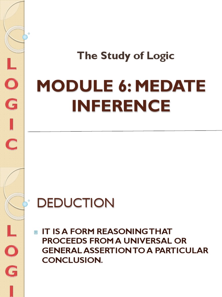 Module 6 Wo Quiz | PDF | Deductive Reasoning | Logical Consequence