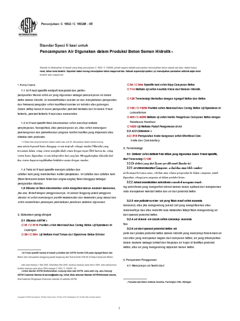 Astm C 1602 Indo | PDF