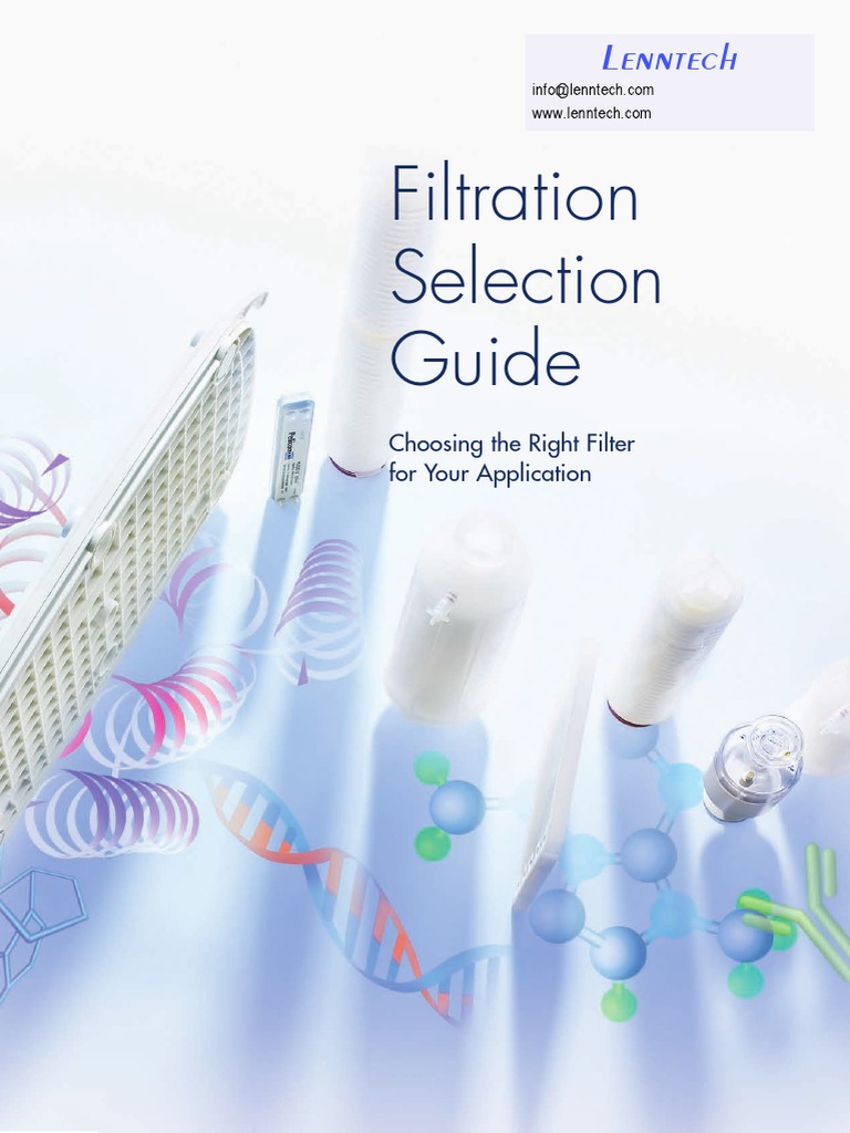 Millipore Filtration Selection Guide L PDF | PDF | Filtration | Membrane