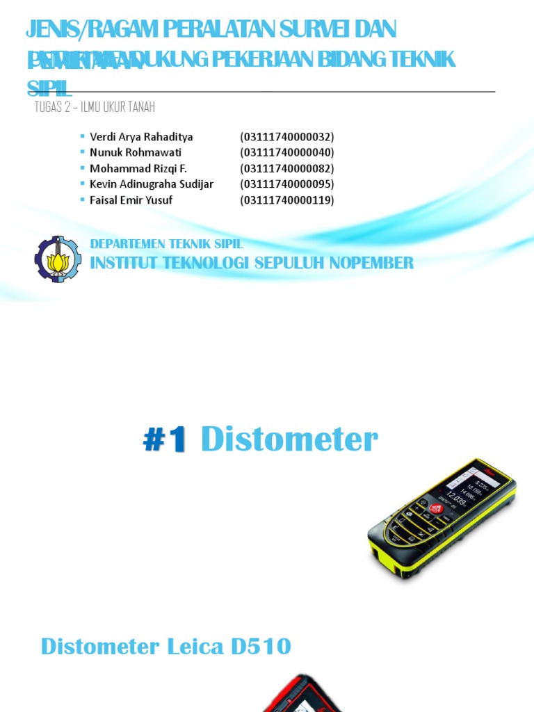 Alat Alat Survey | PDF