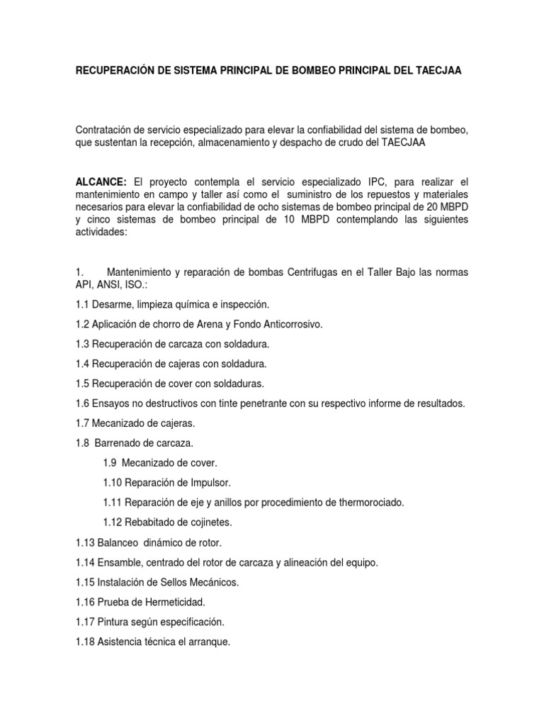 F-30 Recuperación de La Planta de Tratamiento de Efluentes Líquidos ...