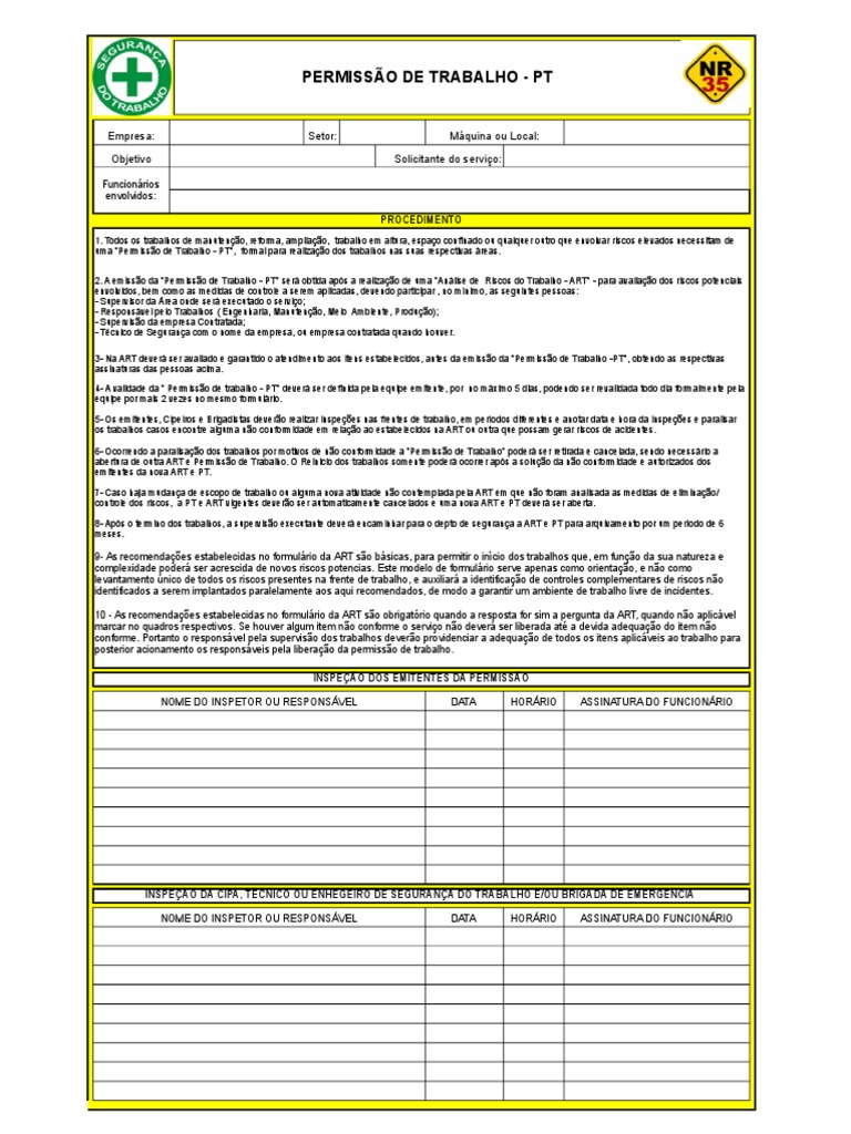 PT NR 35 | PDF | Science | Ciência (geral)