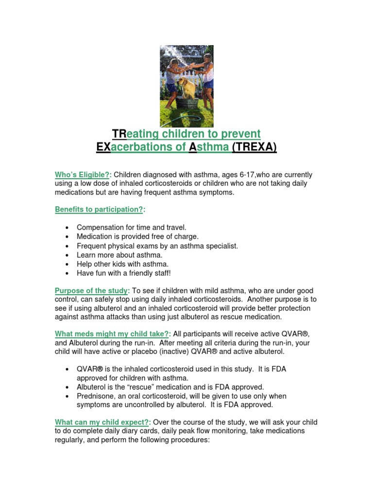 TREXA Website Update 2 | PDF | Asthma | Clinical Medicine