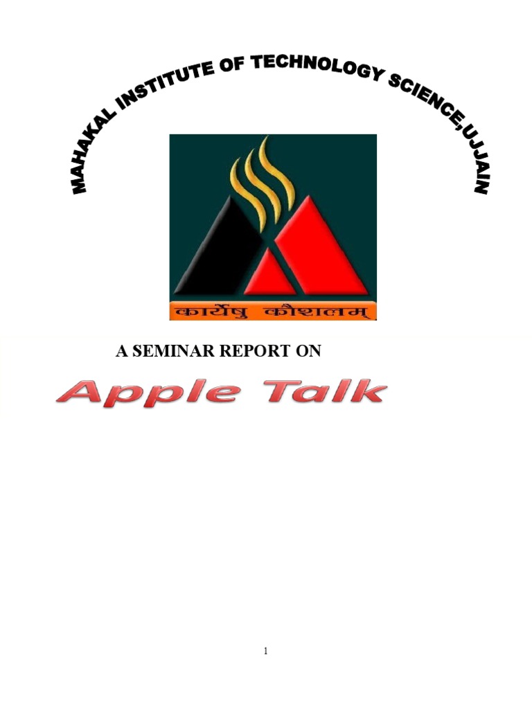 Appletalk Seminar | PDF | Computer Network | Network Socket