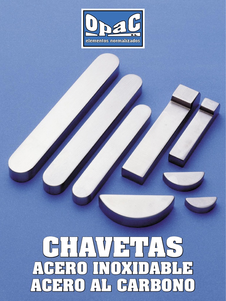 Chavetas - OPAC PDF | PDF | Acero | Máquinas
