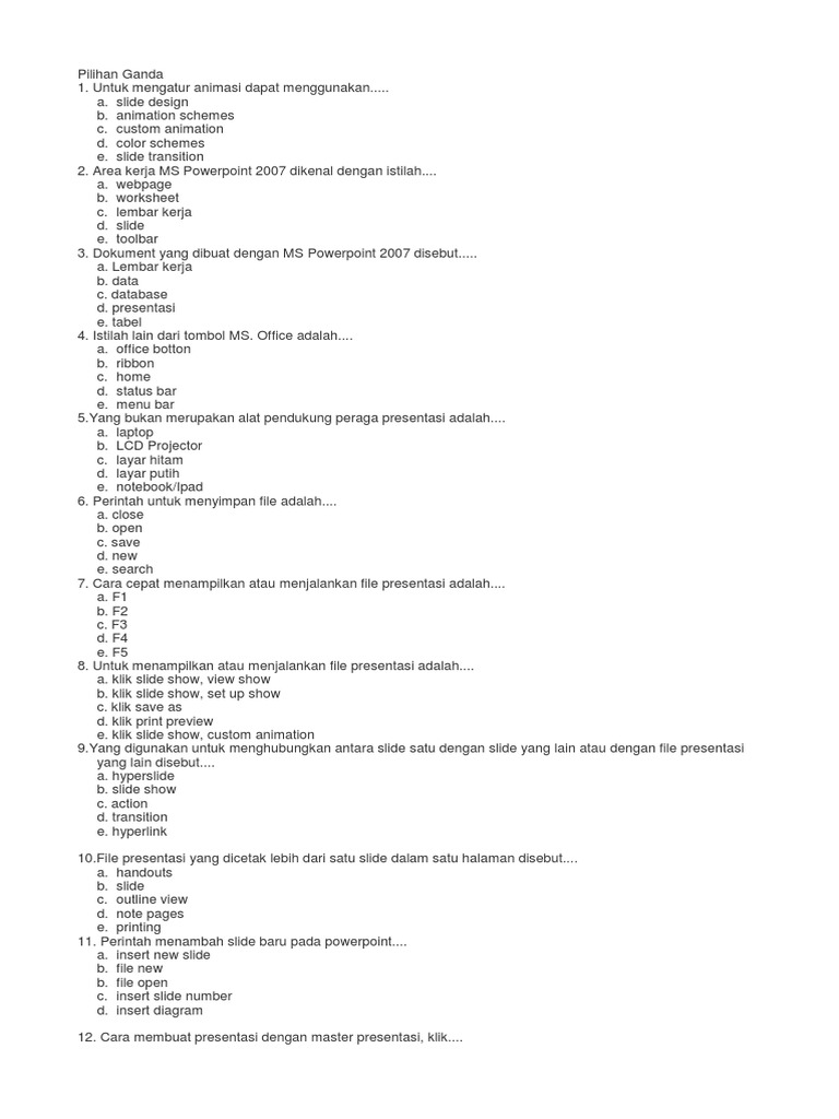 Soal Uas Simdig Kelas X | PDF | Karier & Perkembangan | Seni