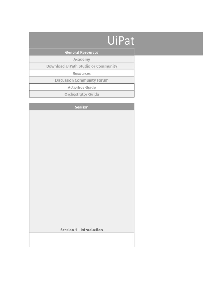 Training Materials - UiPath RPA Academy V2 | PDF | Automation | You Tube