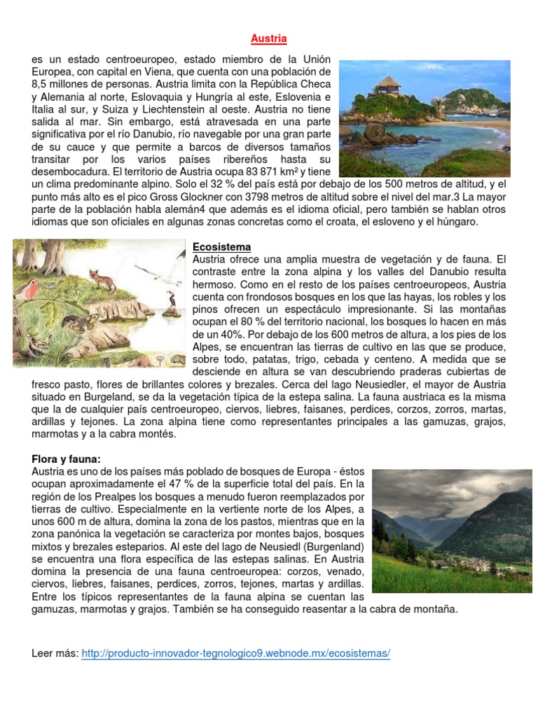 La diversidad de ecosistemas de Austria: entre bosques, praderas y ...