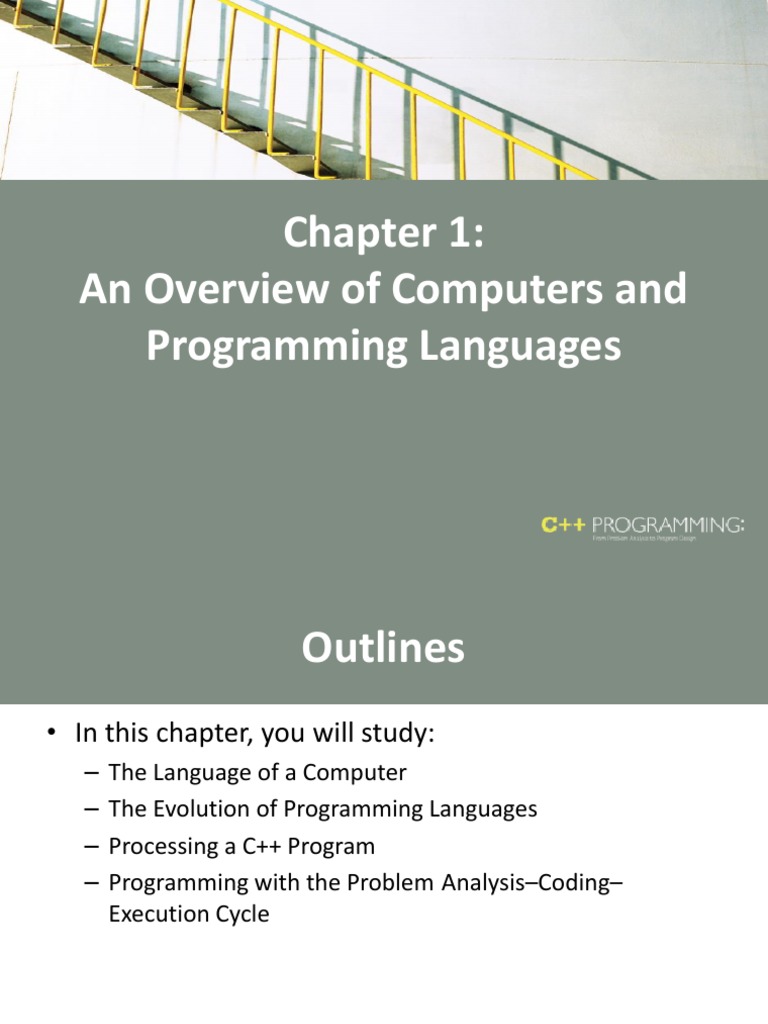 C++ Programming ch01 | PDF | Computer Program | Programming C++ Programming ch01 | PDF | Computer Program | Programming