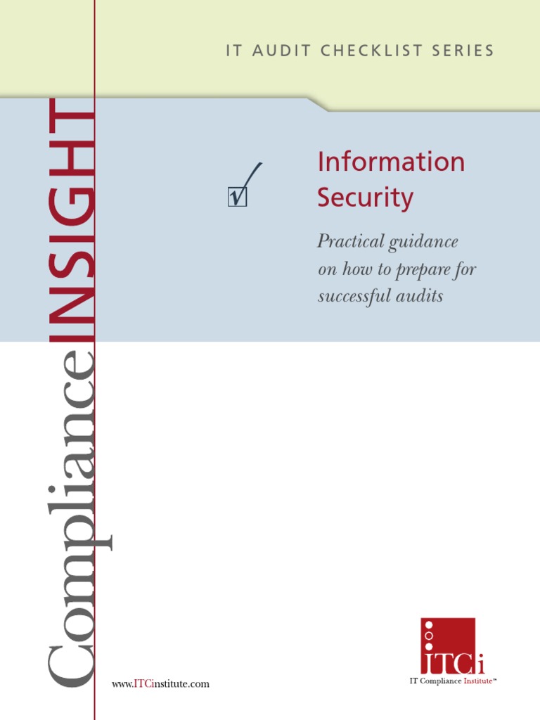 IT Audit Checklist | PDF | Information Security | Audit