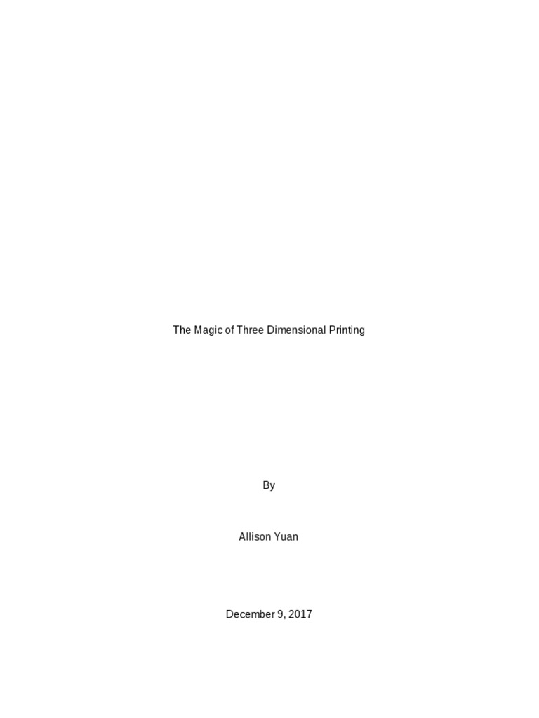 Research Engineering 3d Printing | PDF | 3 D Printing | 3 D Computer ...