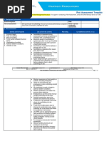 Risk Assesment For Formwork Activity | PDF | Risk | Hazards