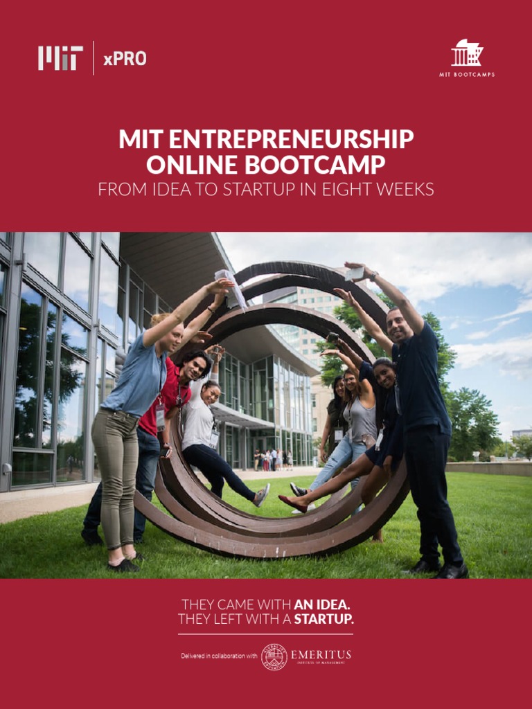 MIT Entrepreneurship Online Bootcamp 24 Nov 17 | PDF | Massachusetts ...