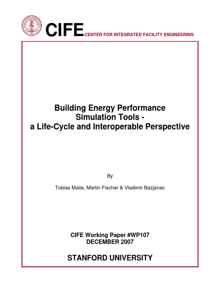 Building Energy Performance Simulation Tools - A Life-Cycle and ...
