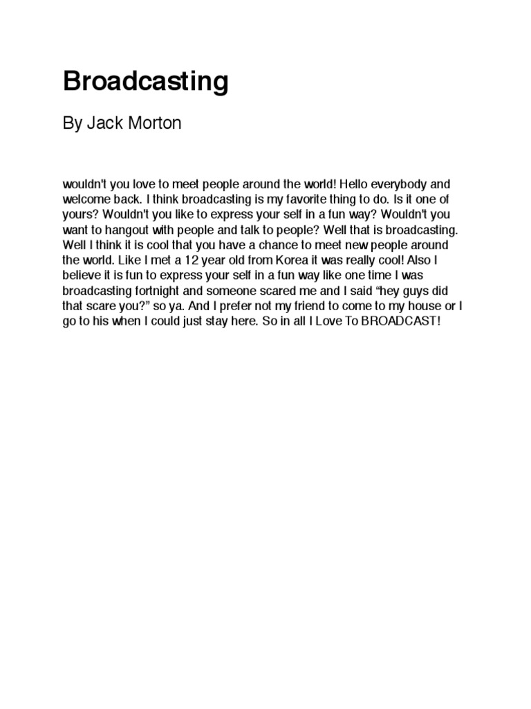 Jack Morton | PDF