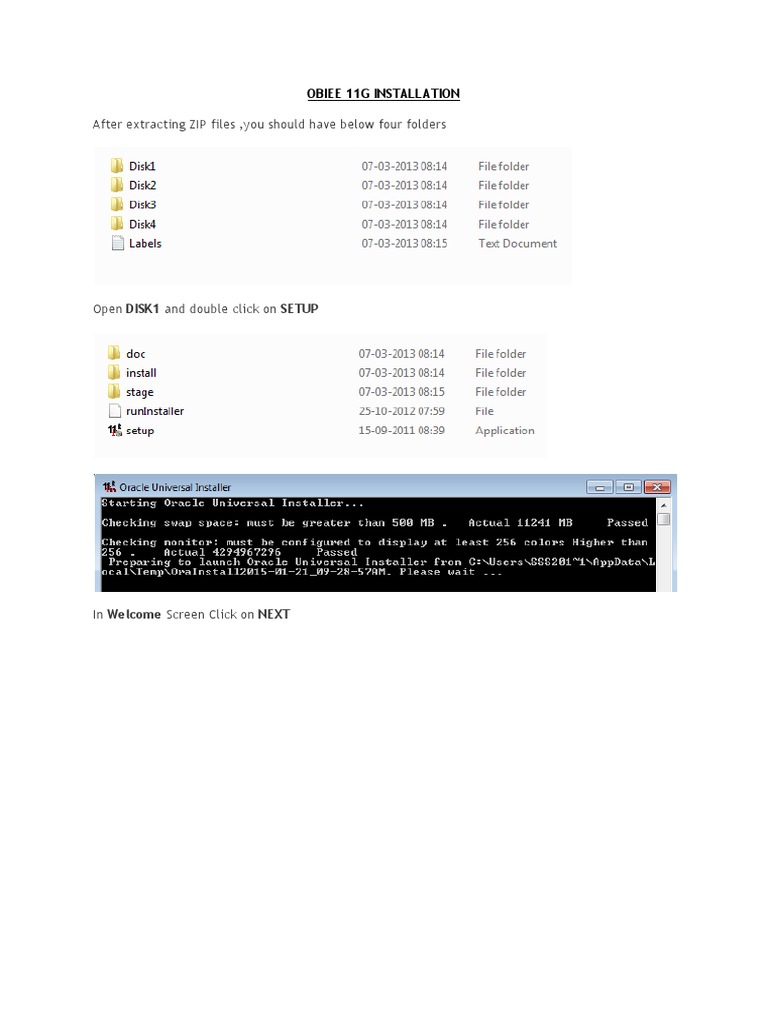 A Step-by-Step Guide to Installing Oracle Business Intelligence Enterprise Edition 11g: From ...