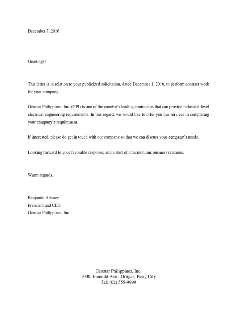 GPI Proposal for Contract Work December 2016 | PDF