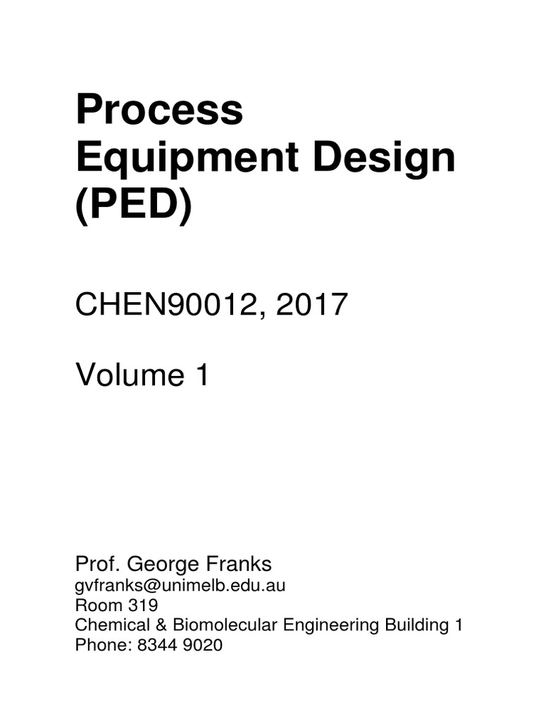 PED Notes 2017 Vol 1 | PDF | Pressure | Pressure Measurement