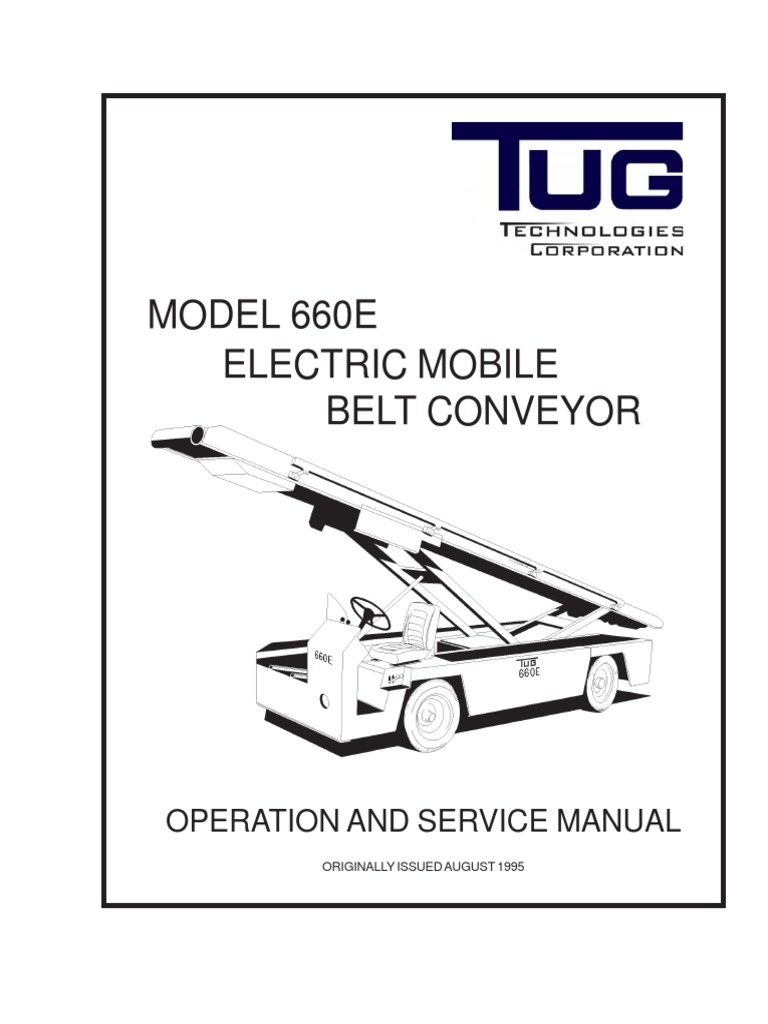 TUG - 660E Rev - Electric Mobile Belt Conveyor 3 | PDF | Brake | Patent