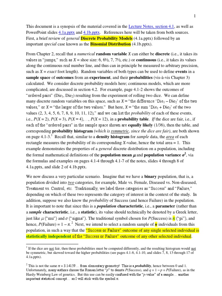 Binomial Distribution: Deriving the Probability Formula for Bernoulli ...