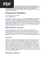 10 Examples of Heterogeneous Mixtures | PDF