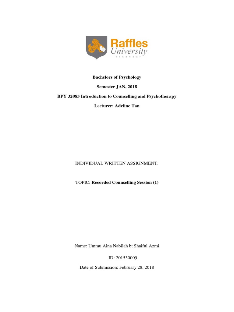 Role Play 1 (Reflection) | PDF | Psychotherapy | Feeling