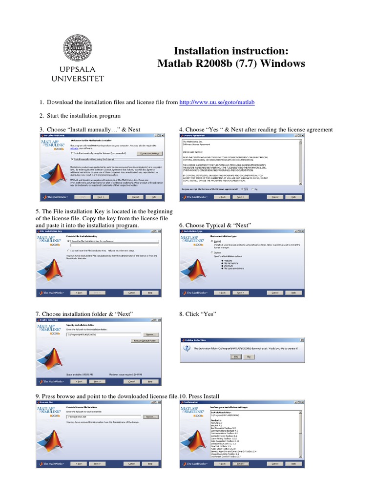 Matlab R2008b-Installation Instruction | PDF | Utility Software ...