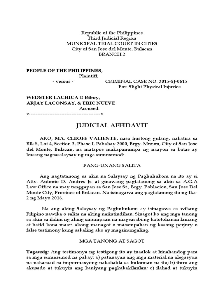 JA - Ma Cleofe Valiente | PDF