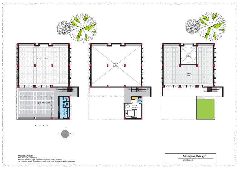 Mosque Design: Mujtaba Ahsan | PDF