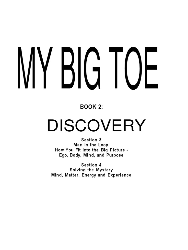 My Big Toe Book 2 Discovery (Thomas-Campbell) PDF | PDF | Reality ...